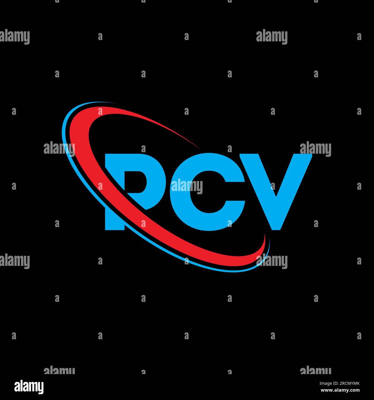 PCV logo. PCV letter. PCV letter logo design. Initials PCV logo linked ...