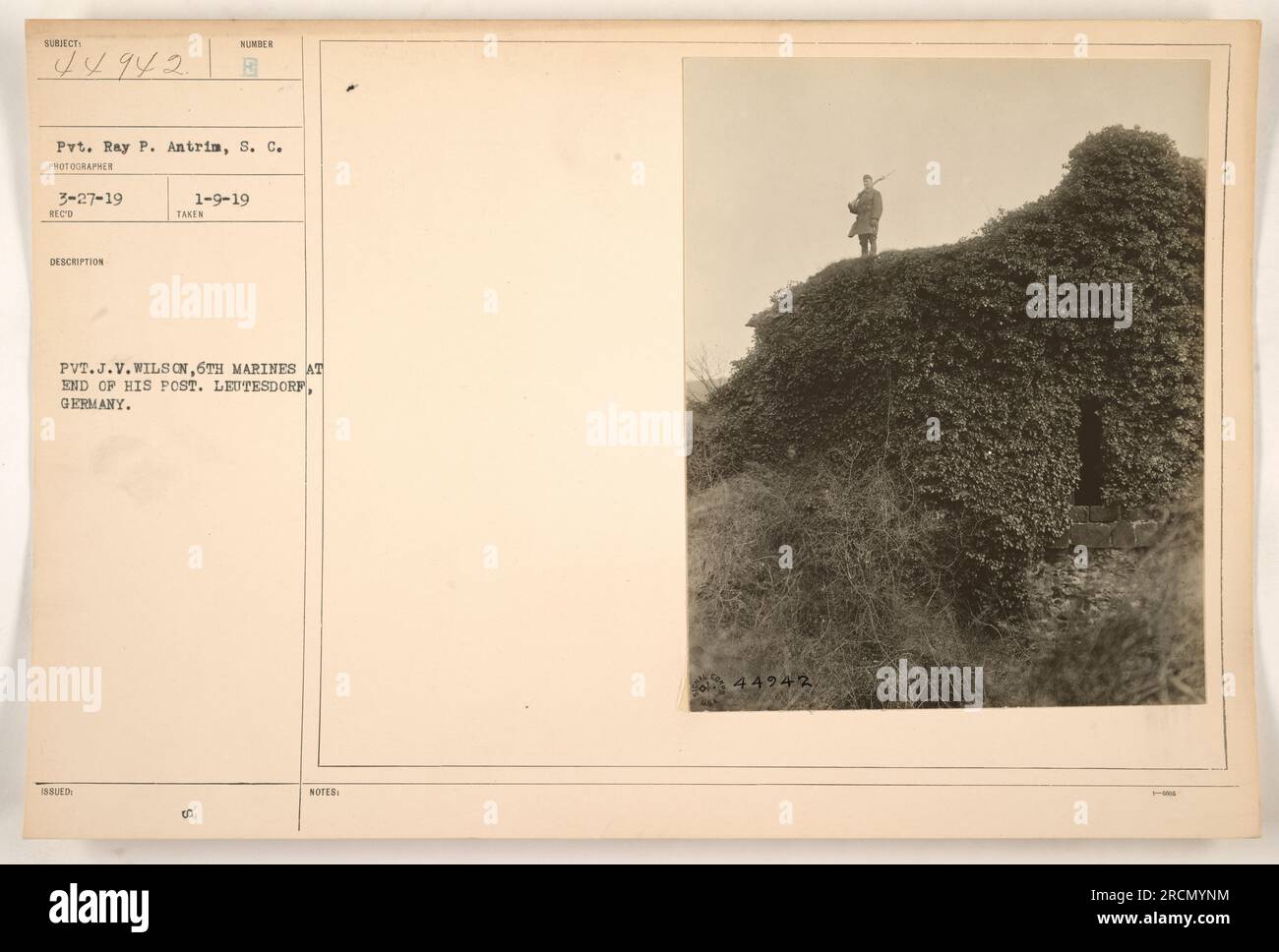 Pvt j v wilson hi-res stock photography and images - Alamy