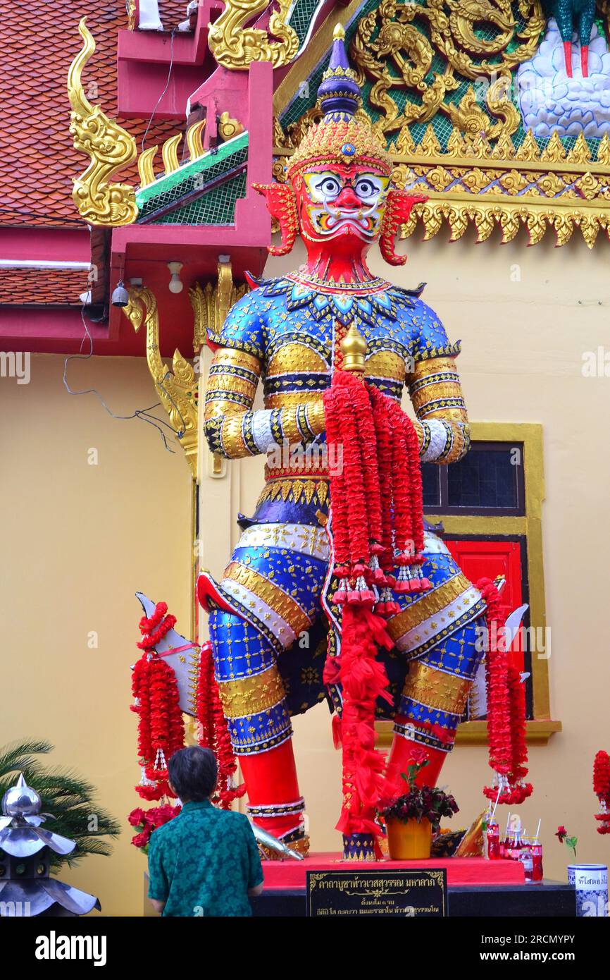 Statues of guardians or yaksha, guardian warriors who keep away evil ...
