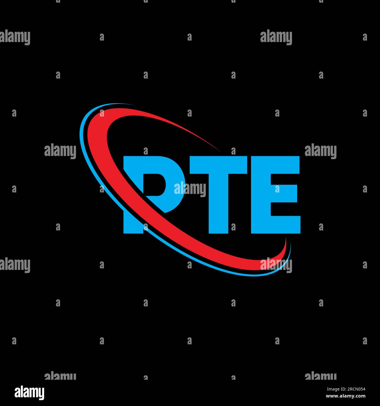 PTE logo. PTE letter. PTE letter logo design. Initials PTE logo linked ...