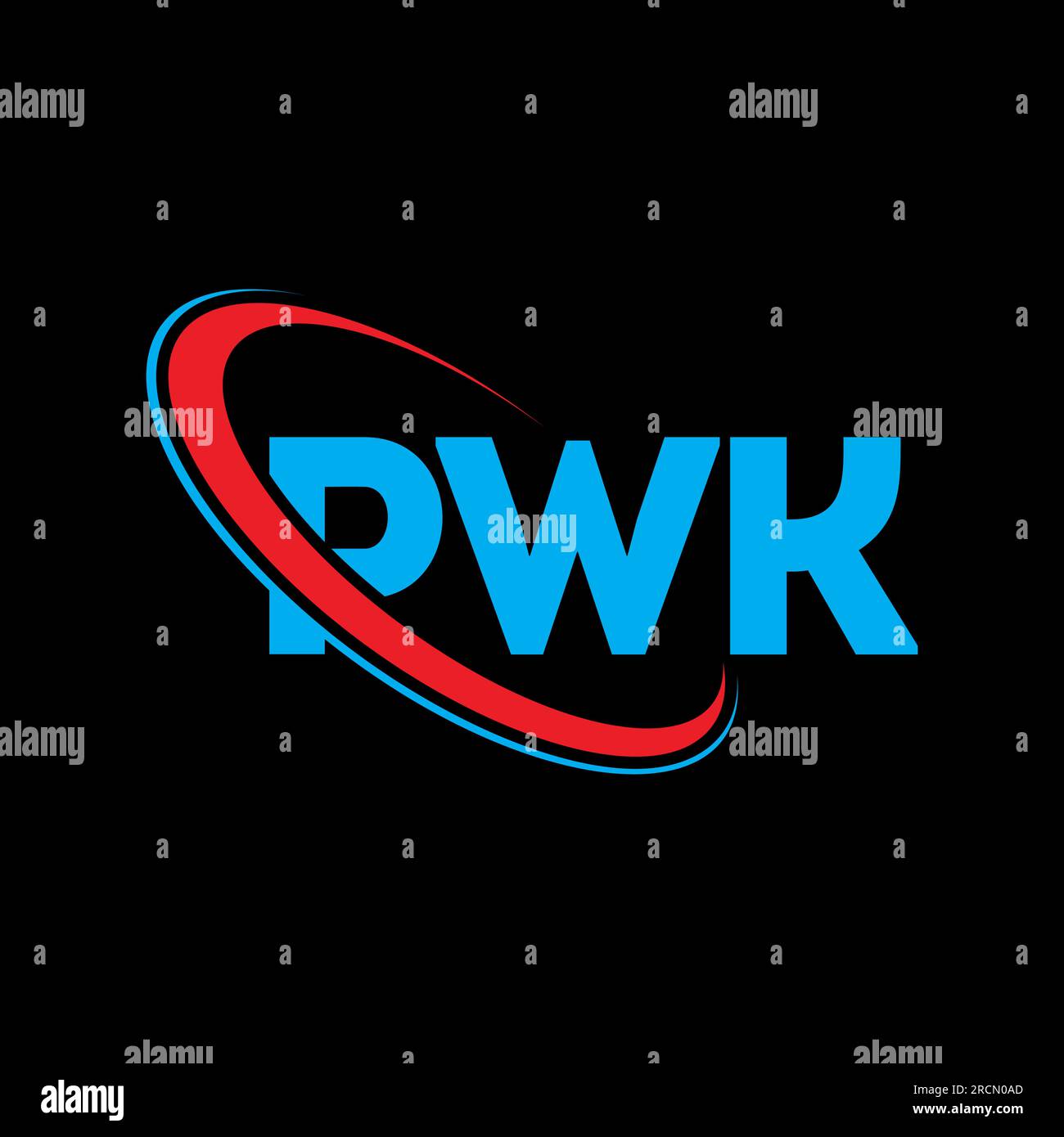 PWK logo. PWK letter. PWK letter logo design. Initials PWK logo linked ...