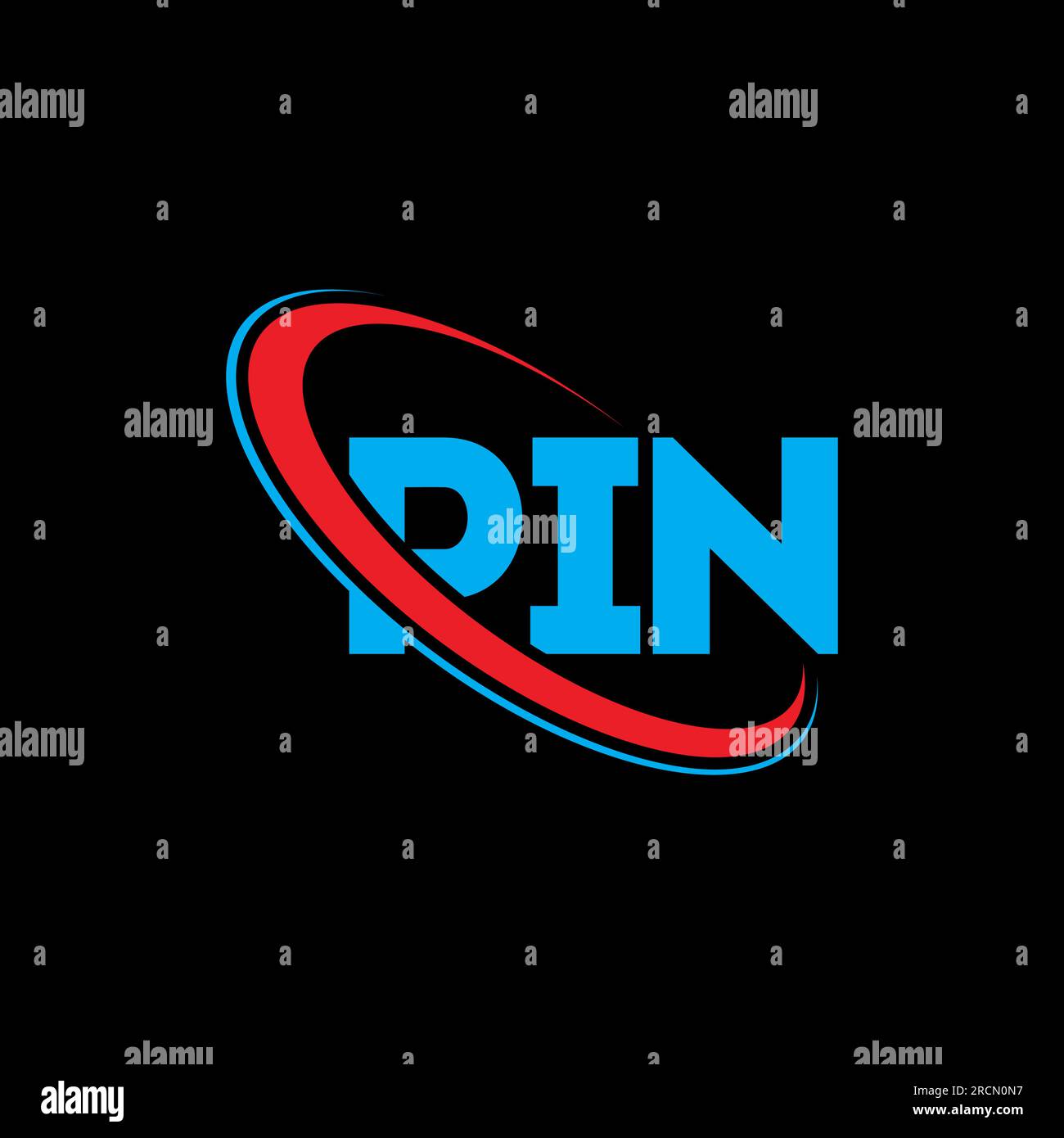 PIN logo. PIN letter. PIN letter logo design. Initials PIN logo linked ...