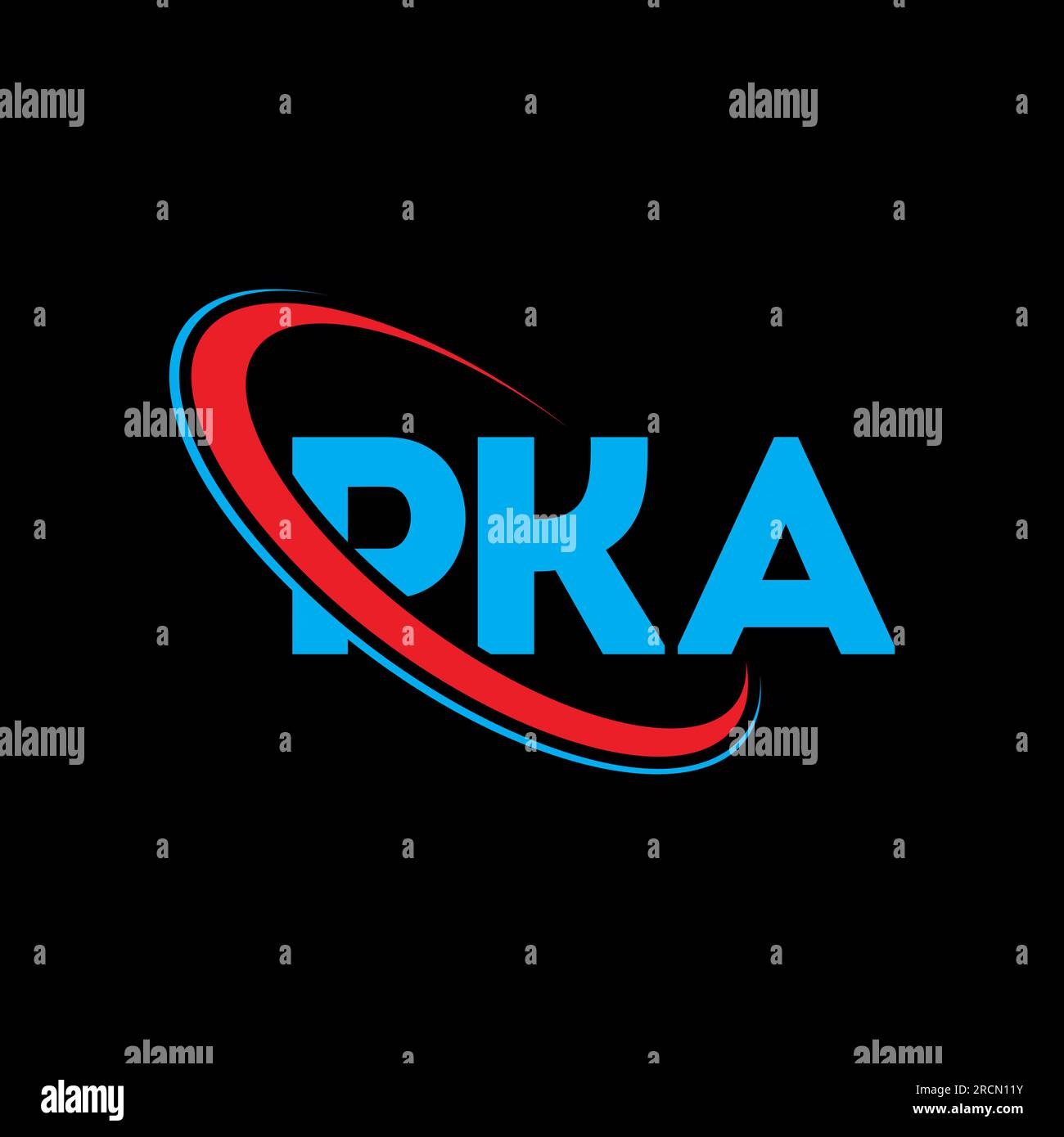PKA logo. PKA letter. PKA letter logo design. Initials PKA logo linked ...