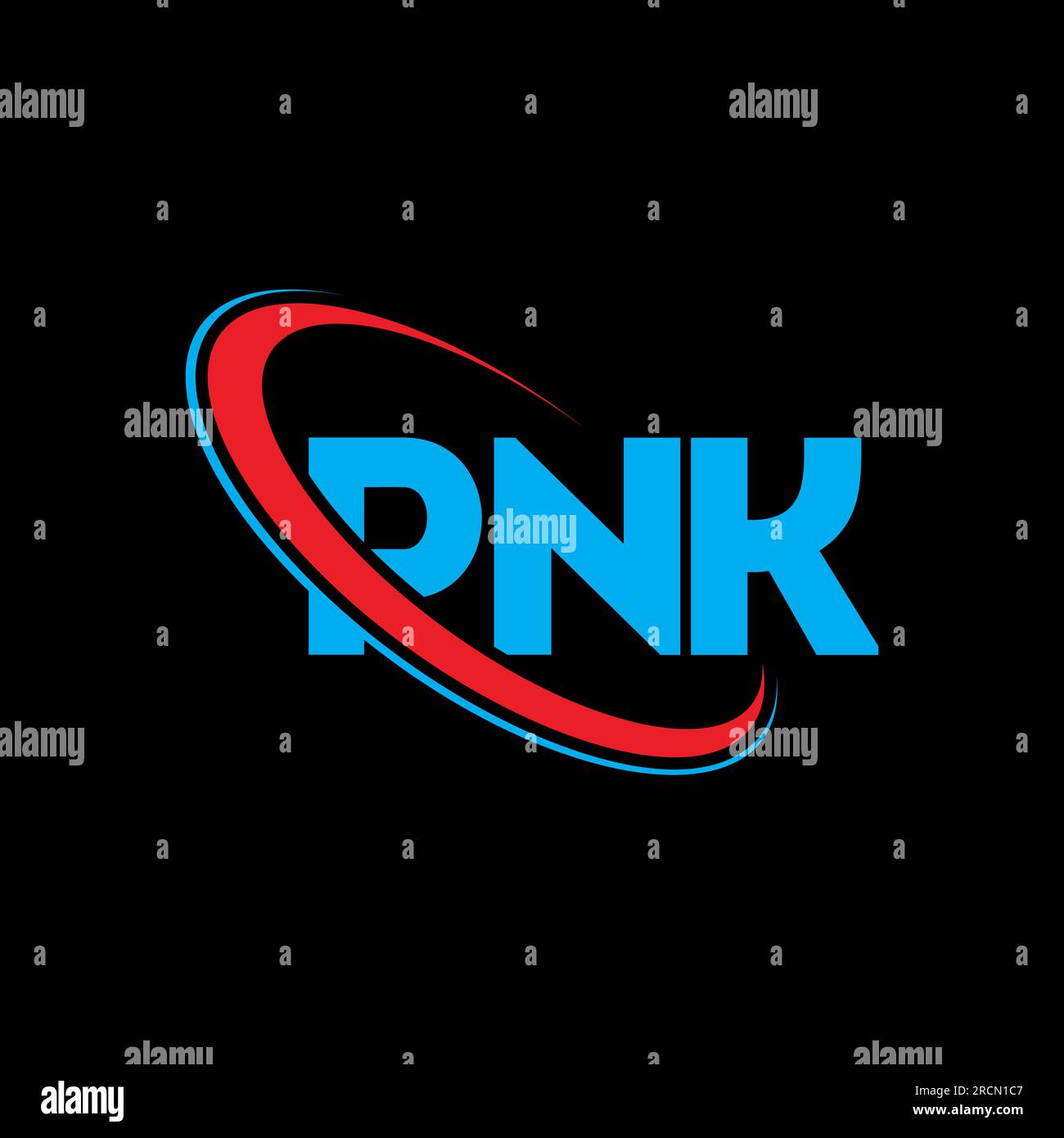 Pnk Logo Pnk Letter Pnk Letter Logo Design Initials Pnk Logo Linked With Circle And Uppercase