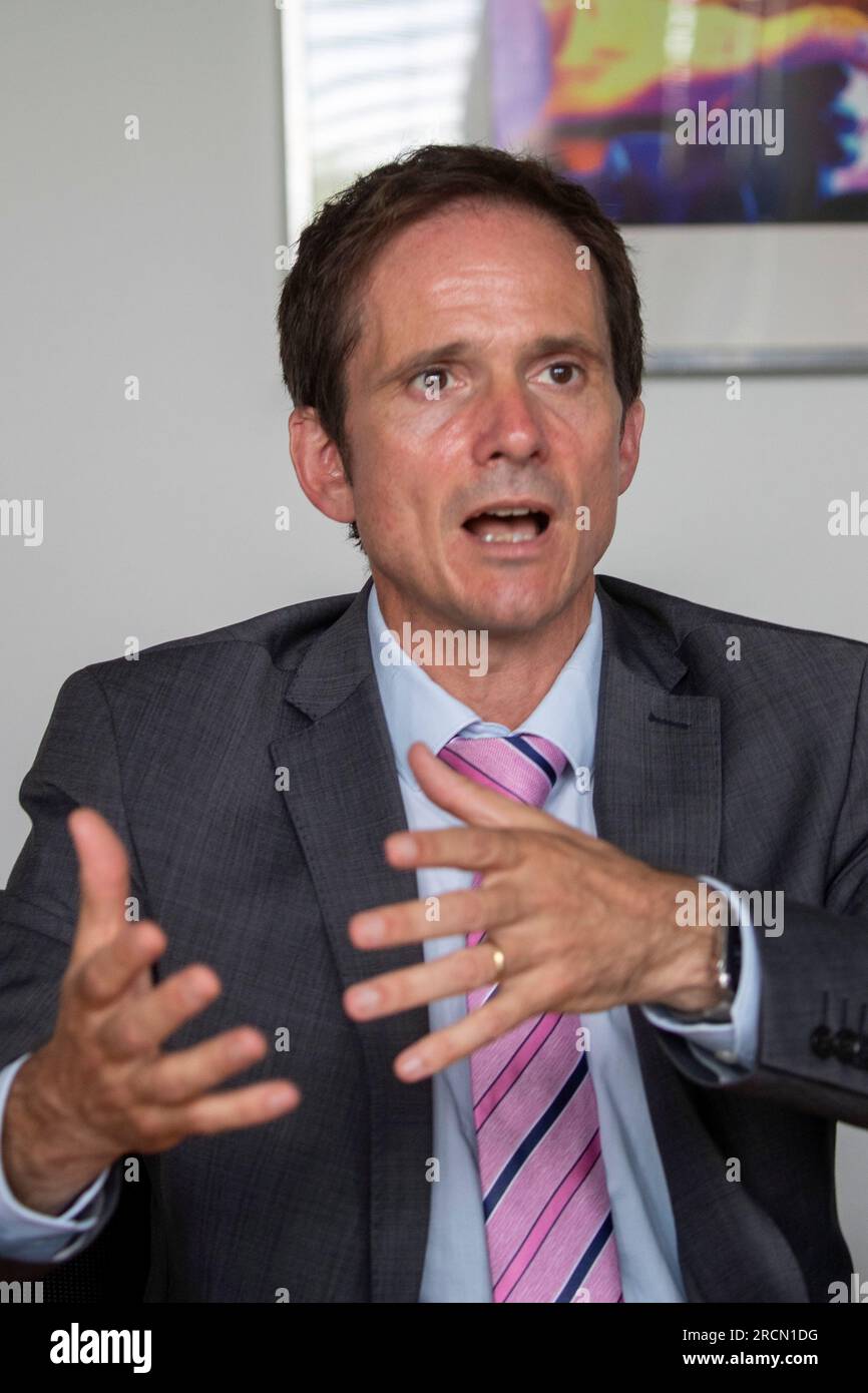 Mainz, Germany. 10th July, 2023. Mario Germano, the new president of ...