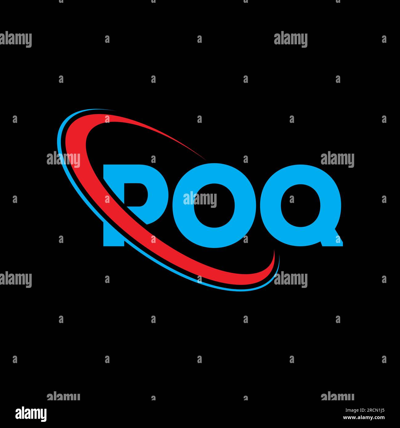 Poq logo design hi-res stock photography and images - Alamy