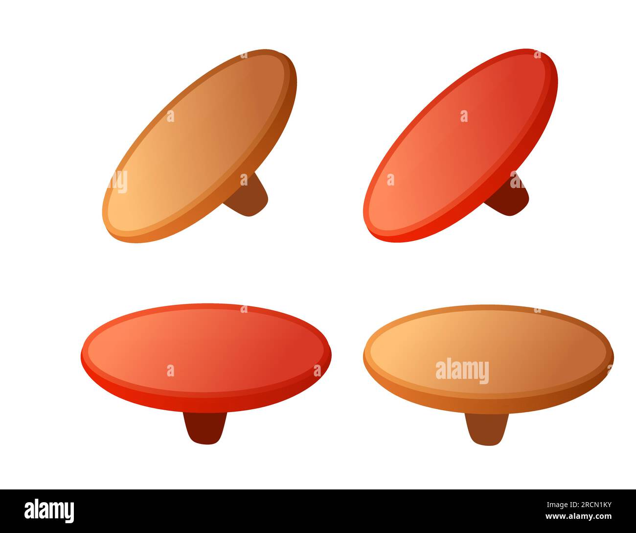 Set of sewing buttons for clothing or accessory needlework elements ...