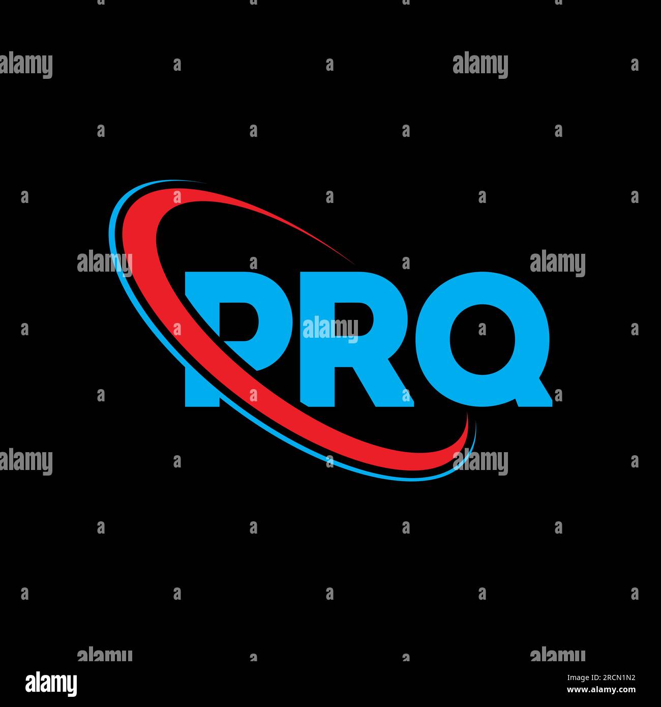 PRQ logo. PRQ letter. PRQ letter logo design. Initials PRQ logo linked ...