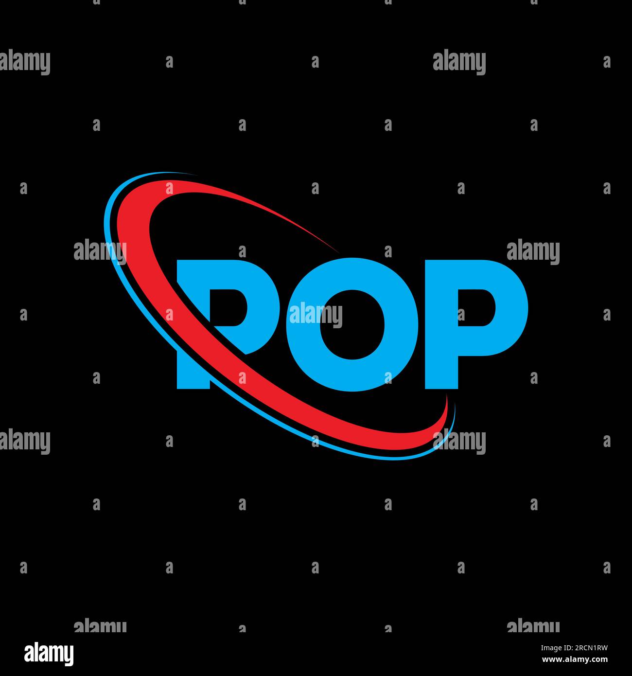 POP logo. POP letter. POP letter logo design. Initials POP logo linked ...