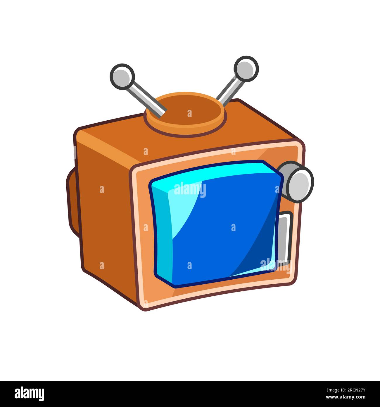 tv television electronic media logo icon template Stock Vector Image ...