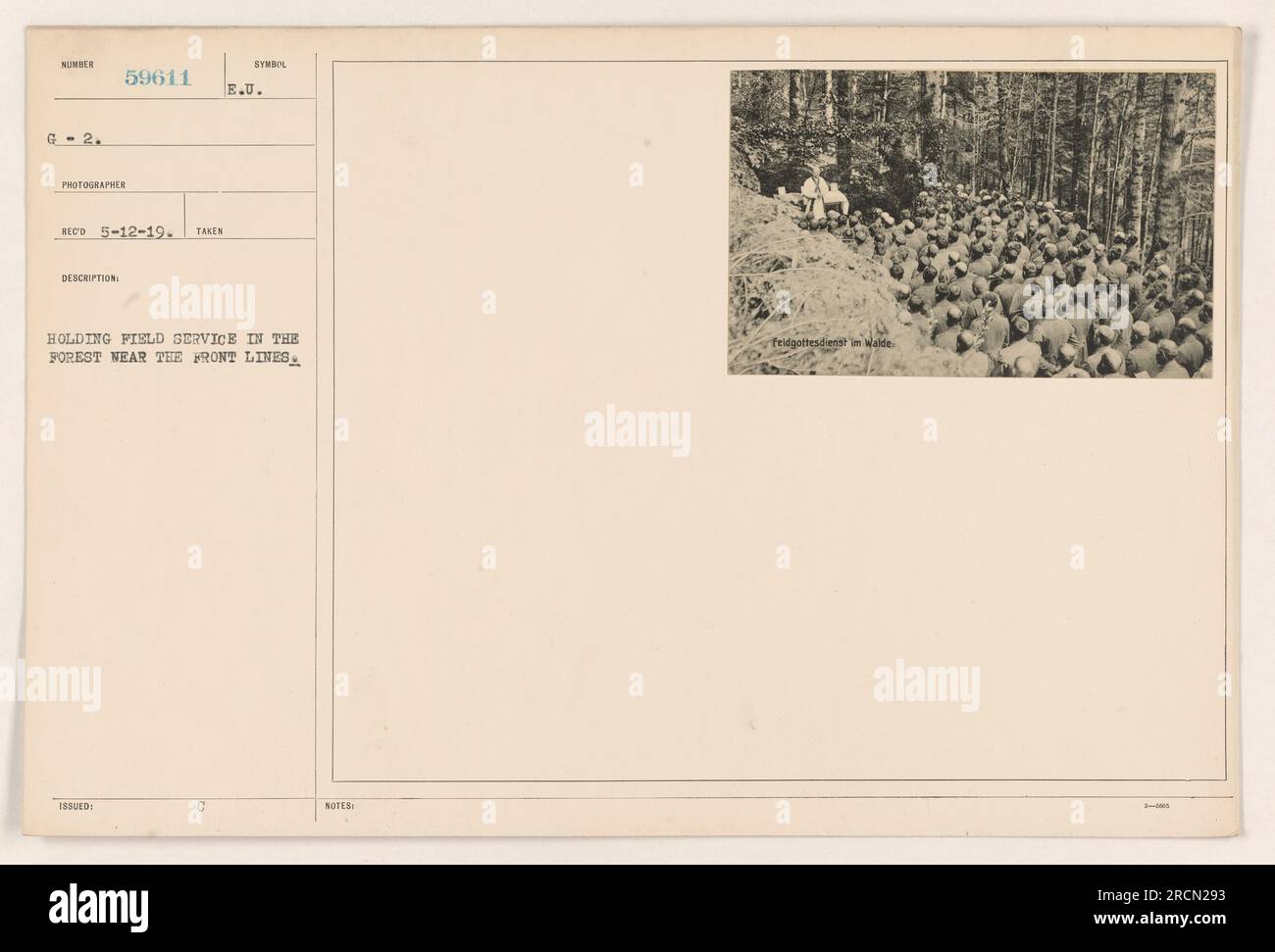 World war i religious service hi-res stock photography and images - Alamy