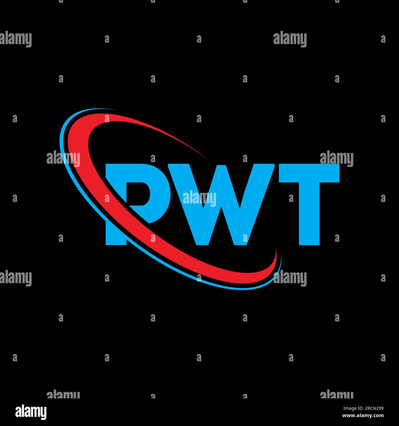 PWT logo. PWT letter. PWT letter logo design. Initials PWT logo linked with circle and uppercase ...