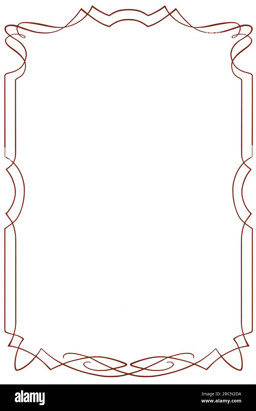 Blank Empty Isolated Burgundy Red Maroon Grunge Vintage Art Nouveau ...