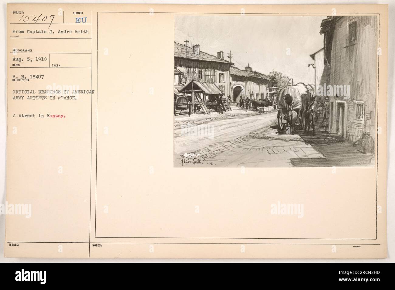 A street in Sansey, captured in this photograph taken by Captain J ...