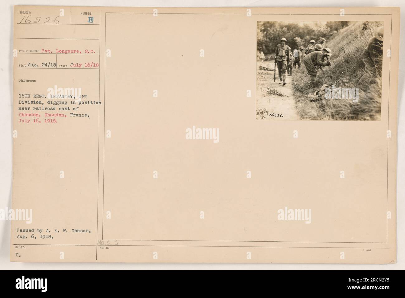 16th regt infantry hi-res stock photography and images - Alamy