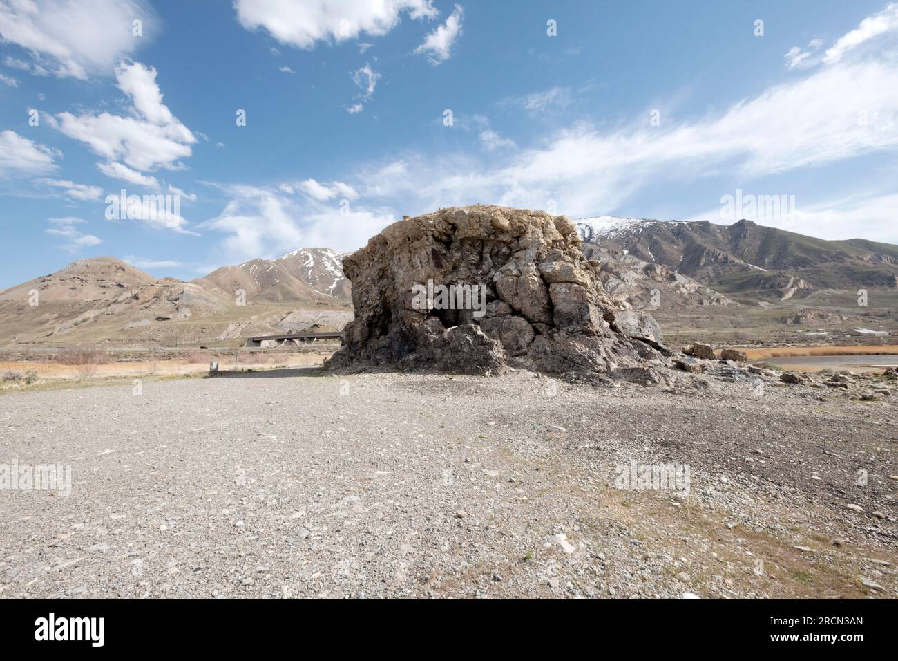 Usa, Utah. Black Rock and California National Historic Trail. Oquirhh ...
