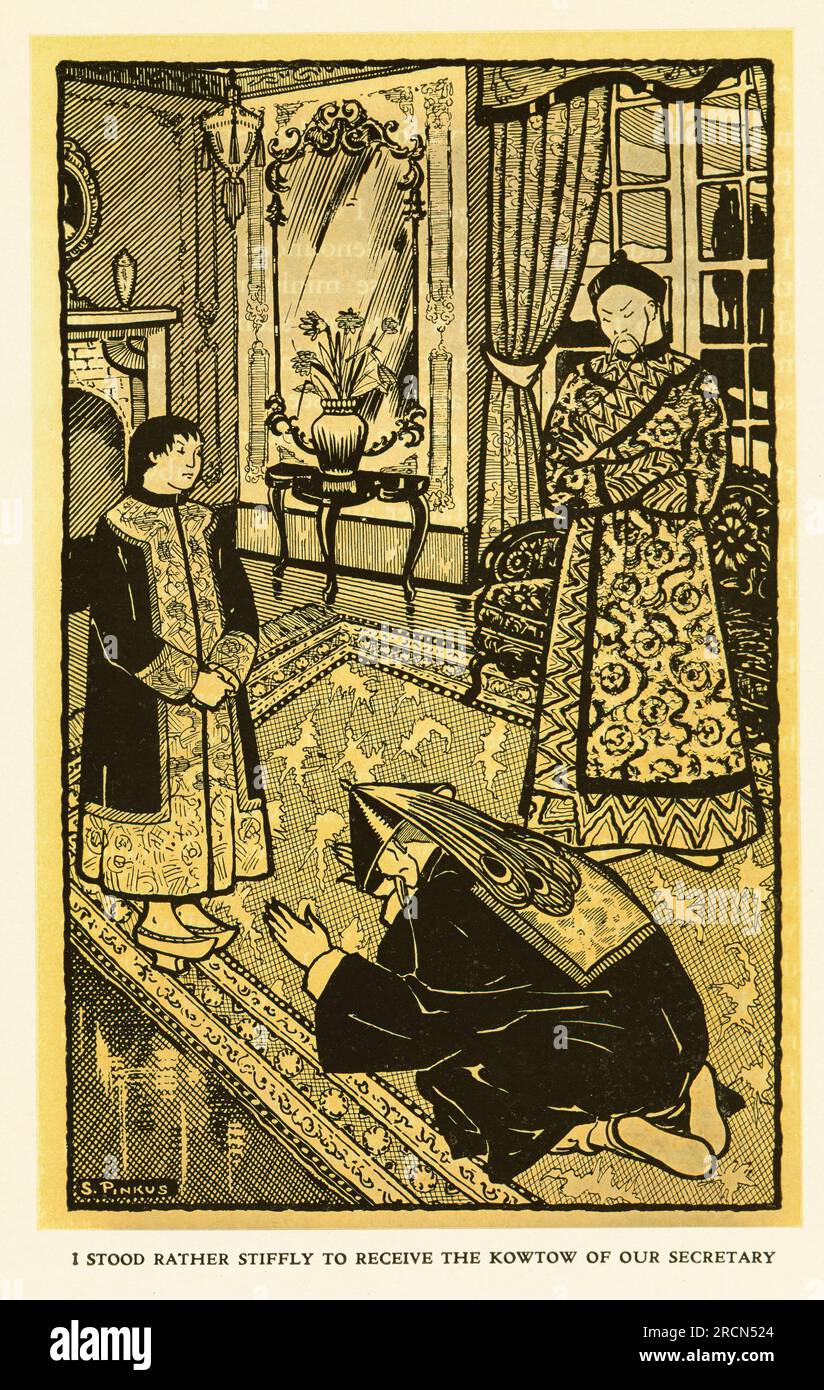 Kowtow, a childhood memoir by Princess Der Ling, illustrations by S ...