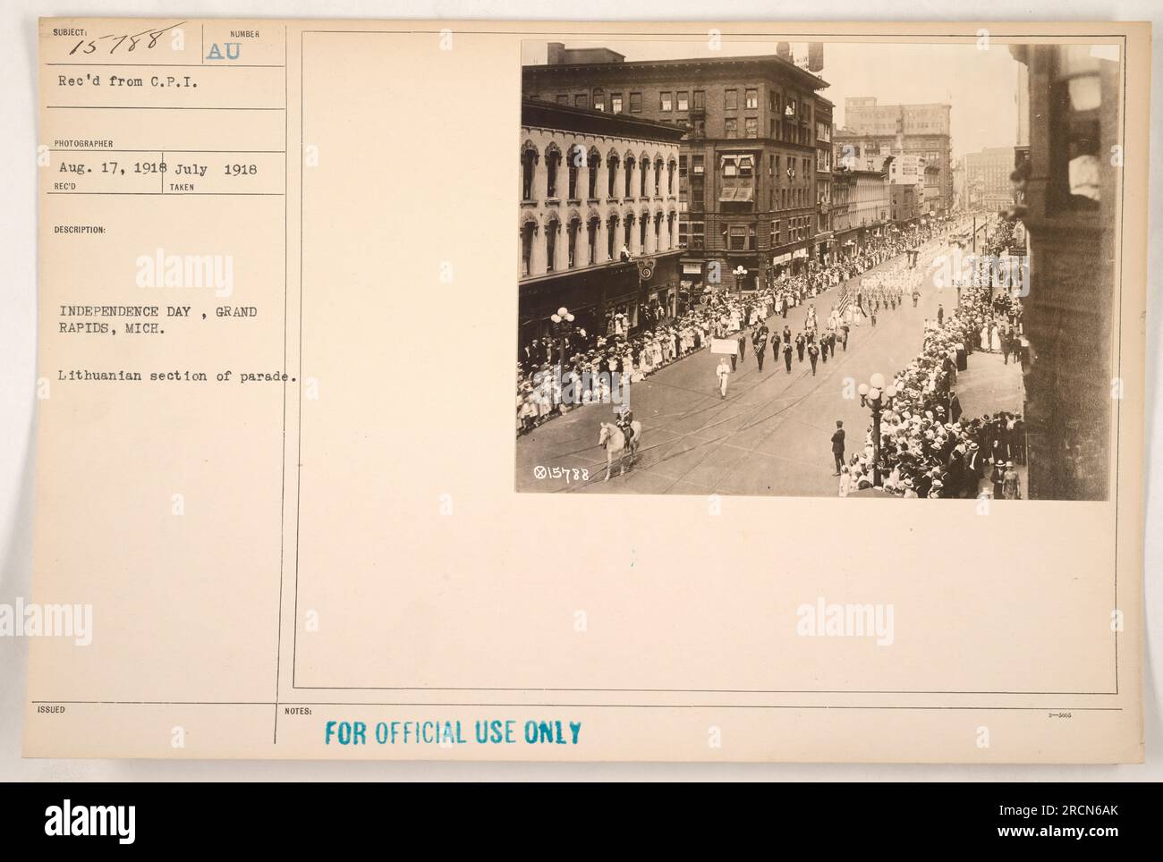 American military parade during ww1 hi-res stock photography and images ...