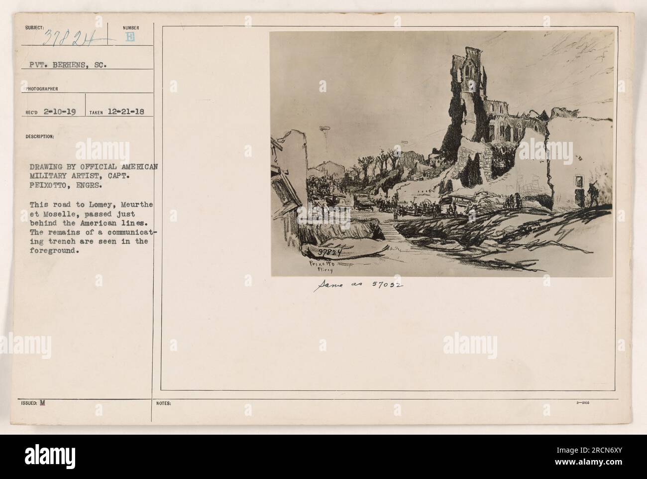 Trench drawing hi-res stock photography and images - Alamy
