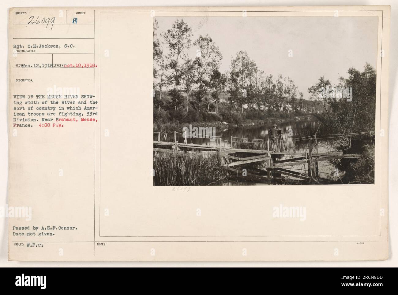Sergeant C.H. Jackson of the Signal Corps captured this image on ...