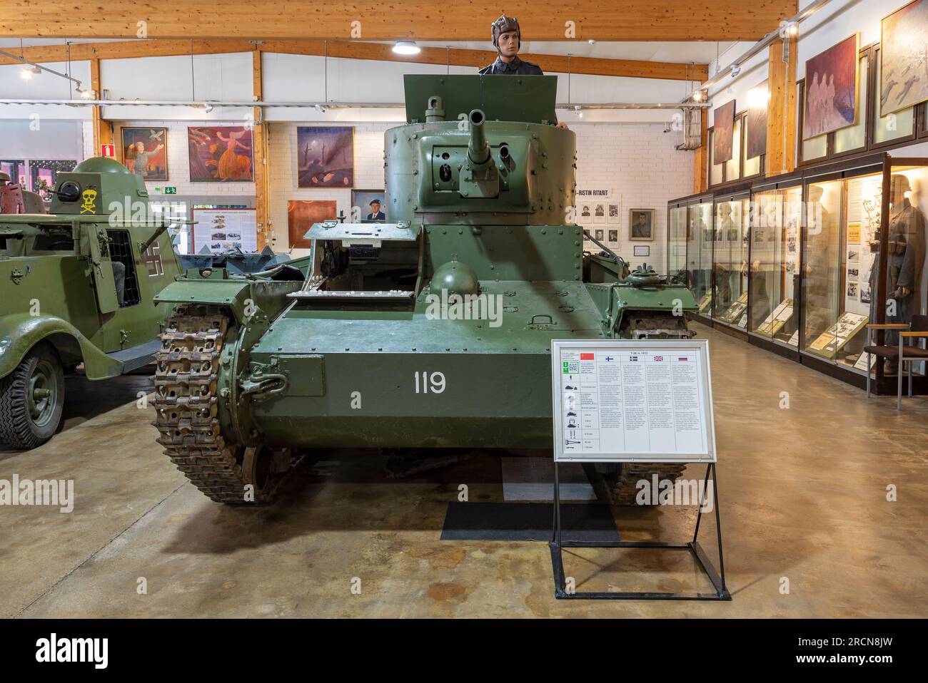 Army tank inside hi-res stock photography and images - Alamy