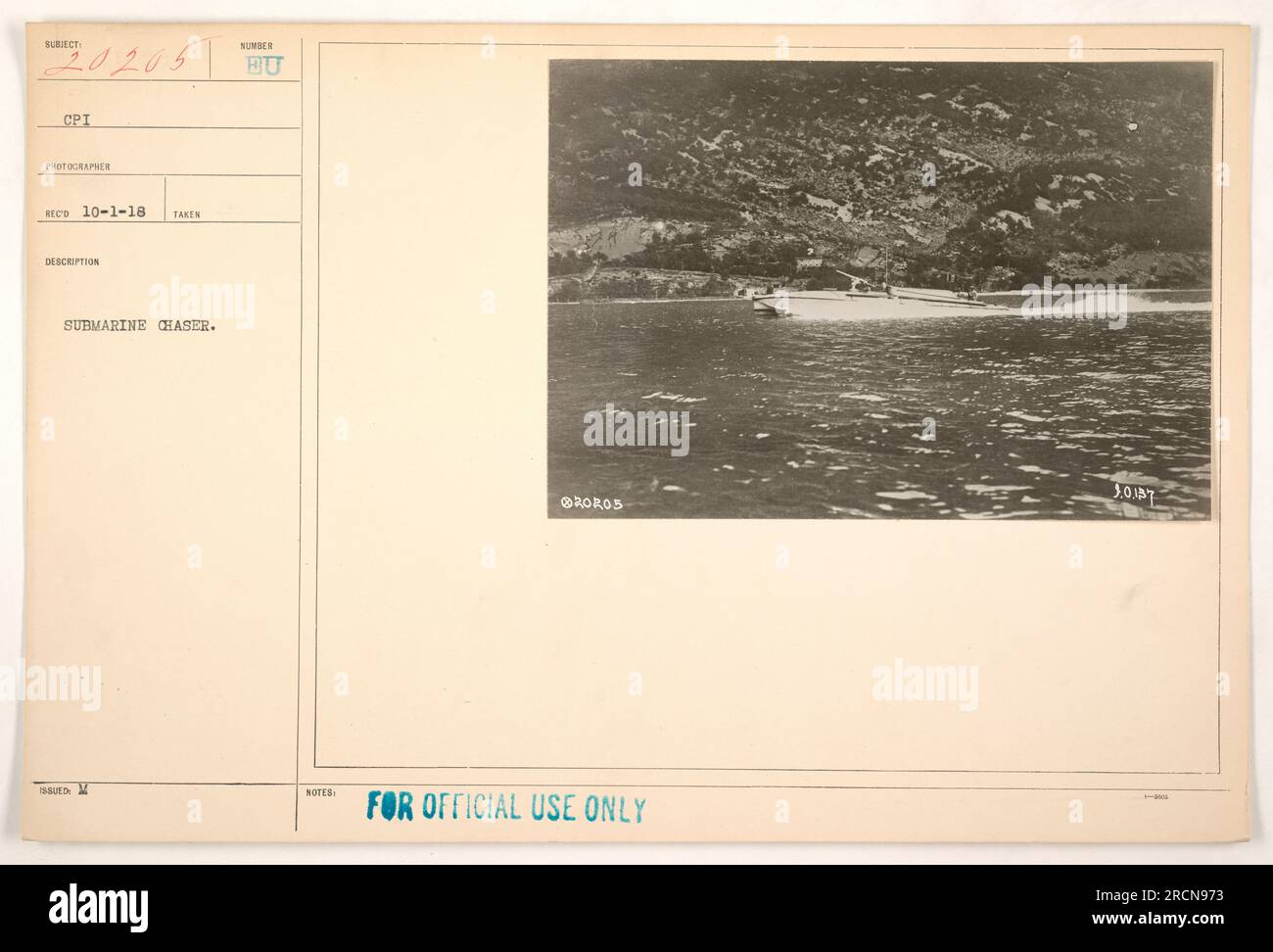 Image 111-SC-20205 from the CPI Photographer showcases a submarine ...