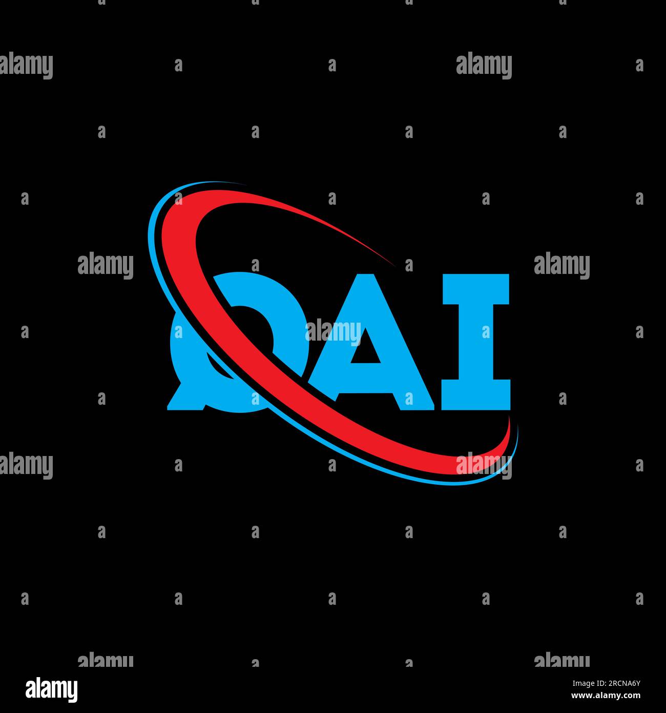 QAI logo. QAI letter. QAI letter logo design. Initials QAI logo linked ...