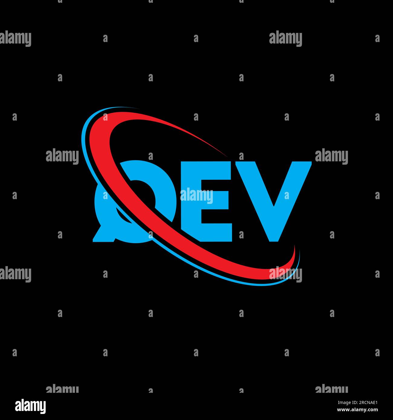 QEV logo. QEV letter. QEV letter logo design. Initials QEV logo linked with circle and uppercase ...