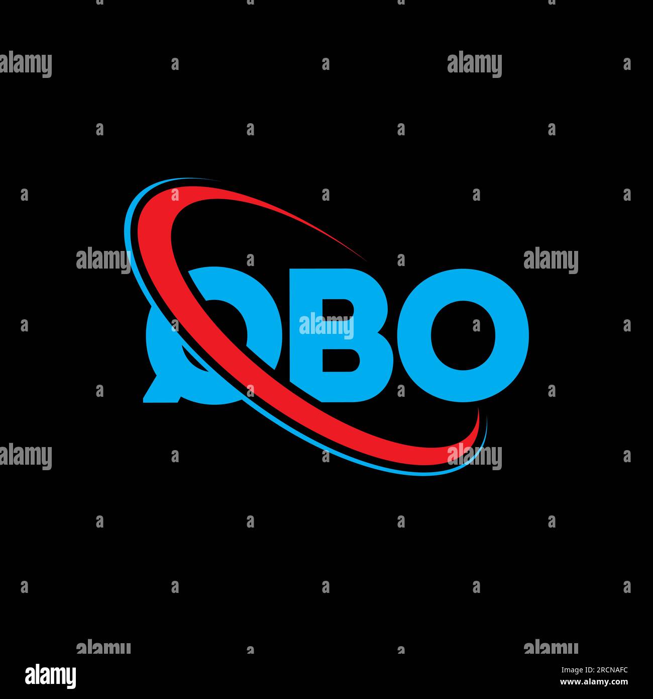 QBO logo. QBO letter. QBO letter logo design. Initials QBO logo linked ...