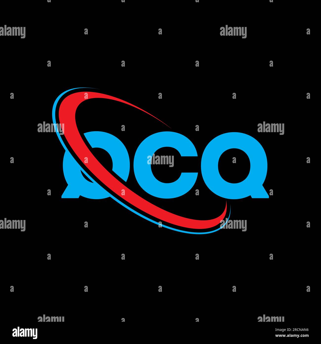 QCQ logo. QCQ letter. QCQ letter logo design. Initials QCQ logo linked ...
