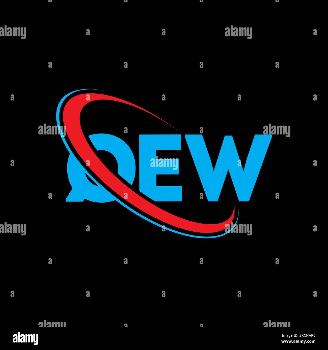Qew logo design hi-res stock photography and images - Alamy