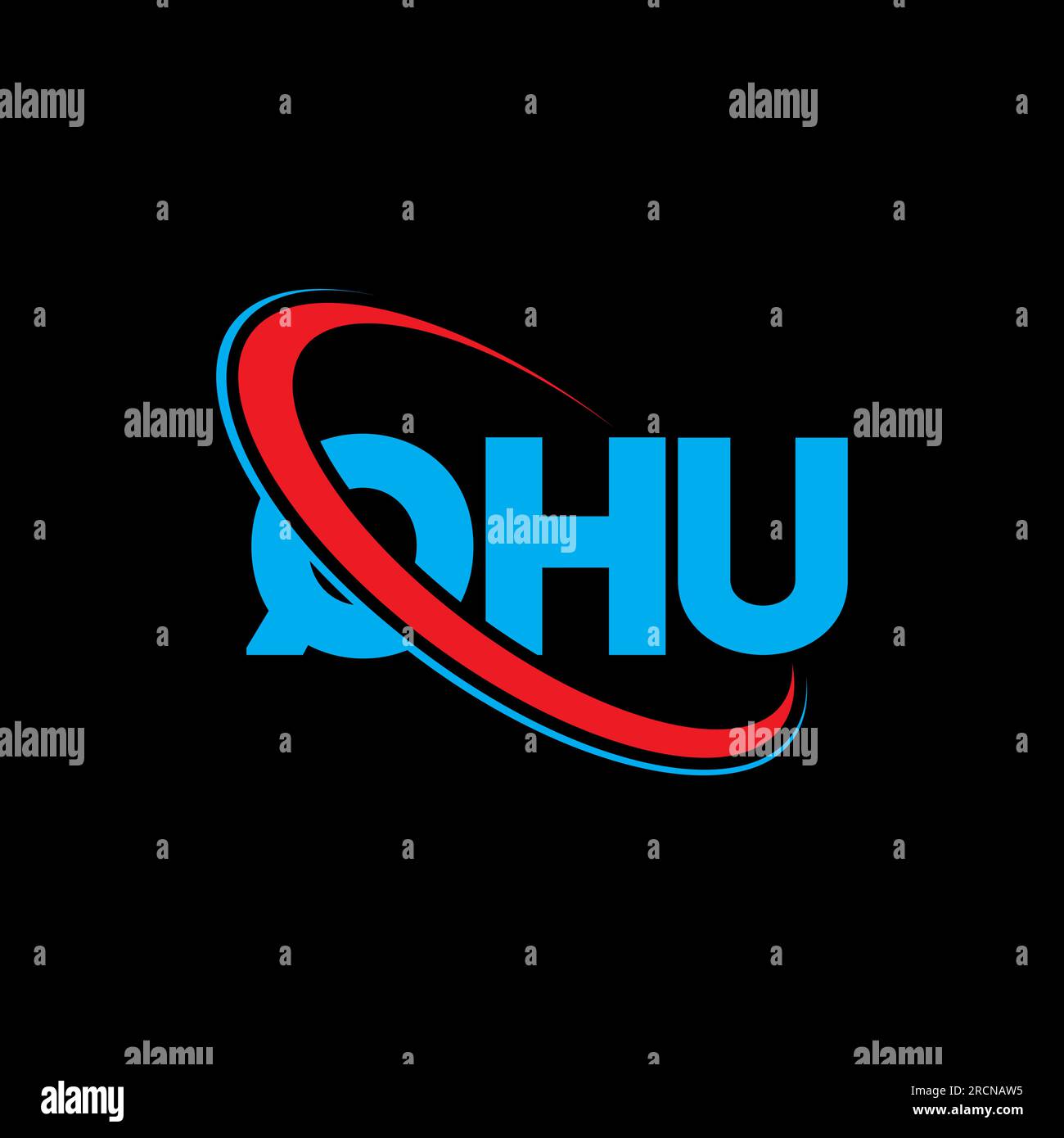 Qhu logo design hi-res stock photography and images - Alamy