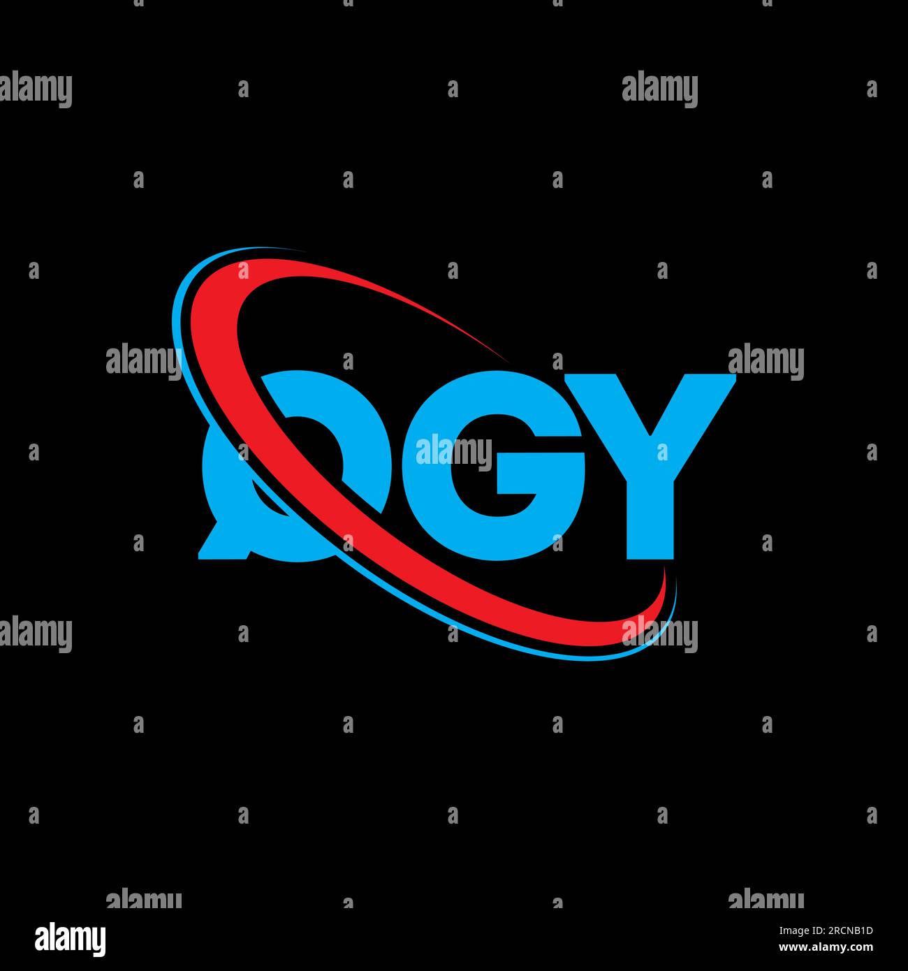 QGY logo. QGY letter. QGY letter logo design. Initials QGY logo linked ...