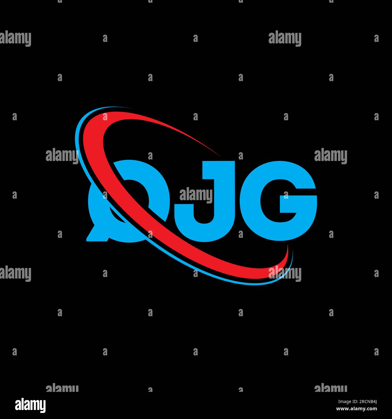 Qjg technology logo Stock Vector Images - Alamy