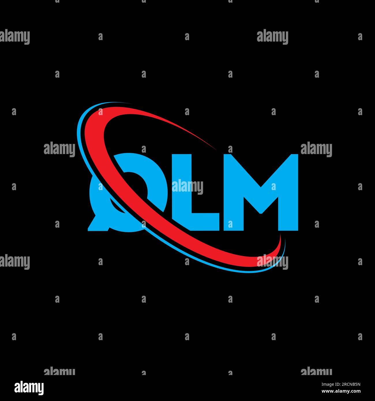 QLM logo. QLM letter. QLM letter logo design. Initials QLM logo linked ...