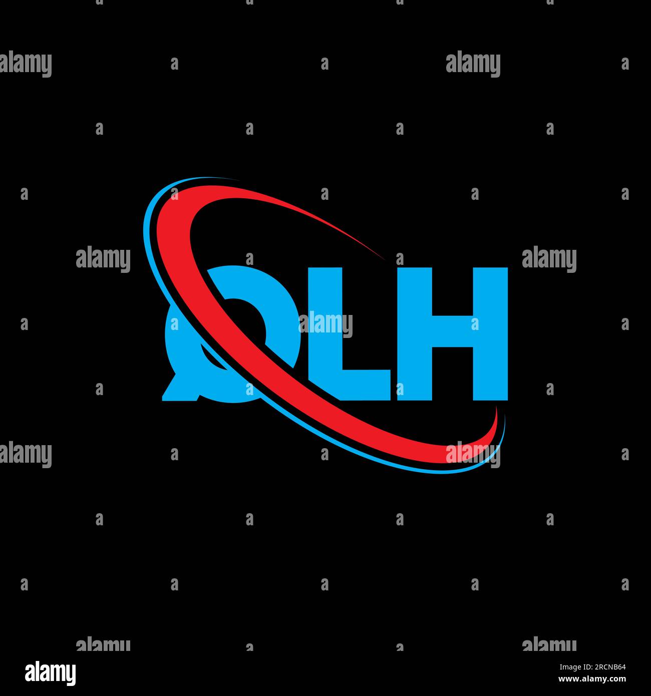 QLH logo. QLH letter. QLH letter logo design. Initials QLH logo linked ...