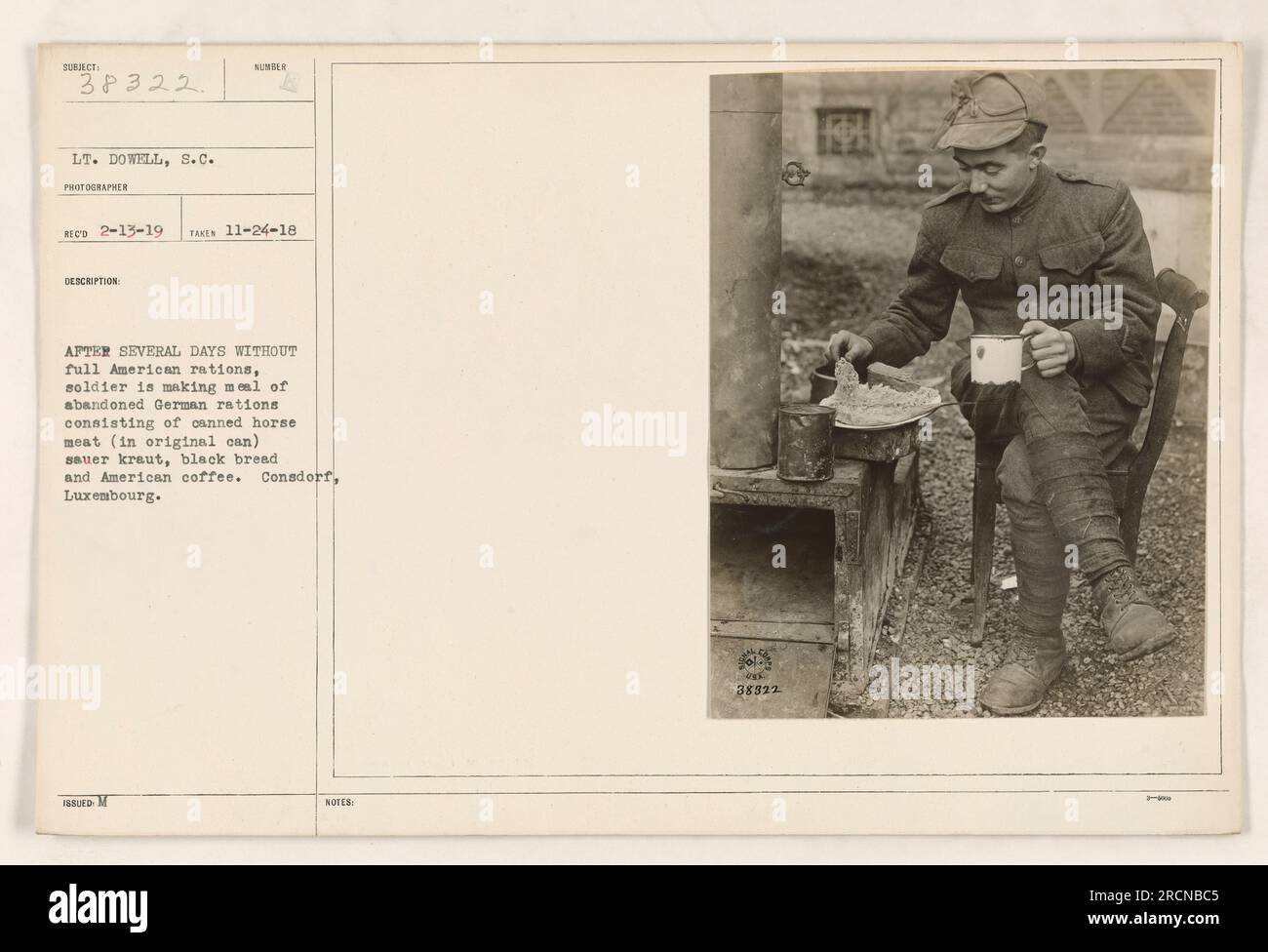 C ration lunch hi-res stock photography and images - Alamy