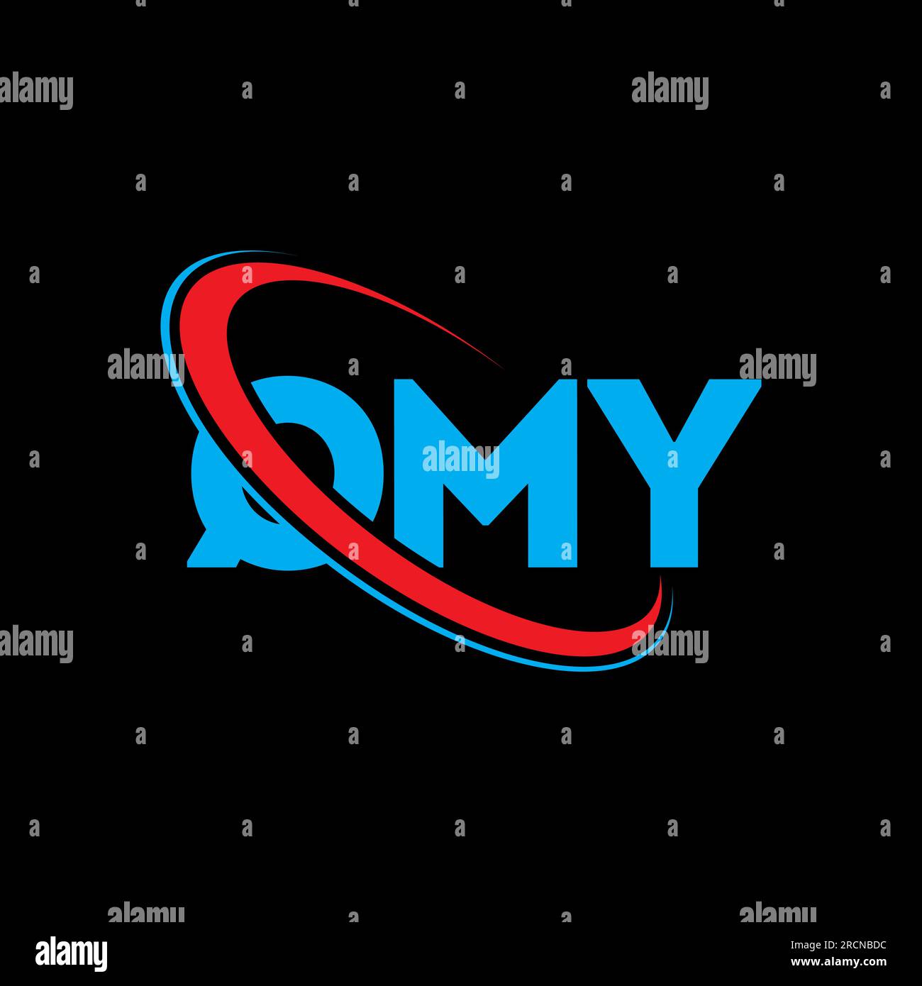 QMY logo. QMY letter. QMY letter logo design. Initials QMY logo linked ...