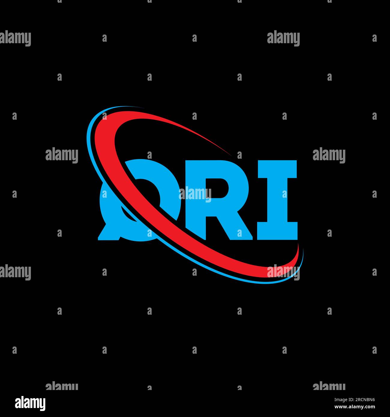 QRI logo. QRI letter. QRI letter logo design. Initials QRI logo linked ...