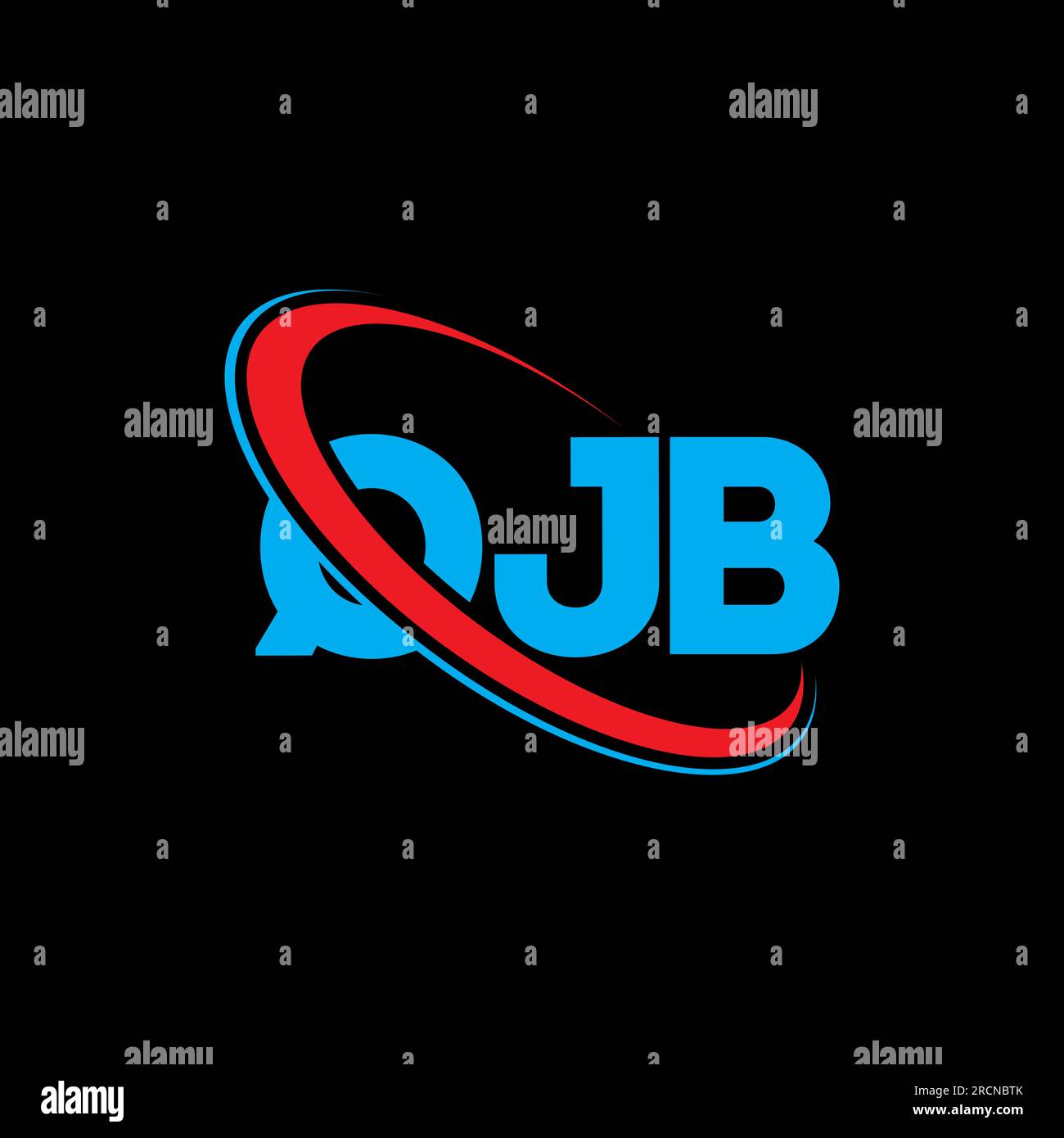 QJB logo. QJB letter. QJB letter logo design. Initials QJB logo linked ...