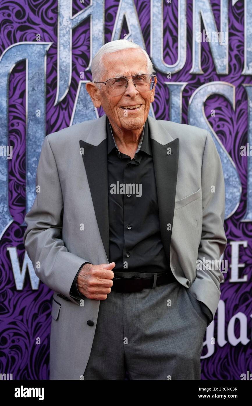 Bob Gurr arrives at the world premiere of Disney's "Haunted Mansion" on ...