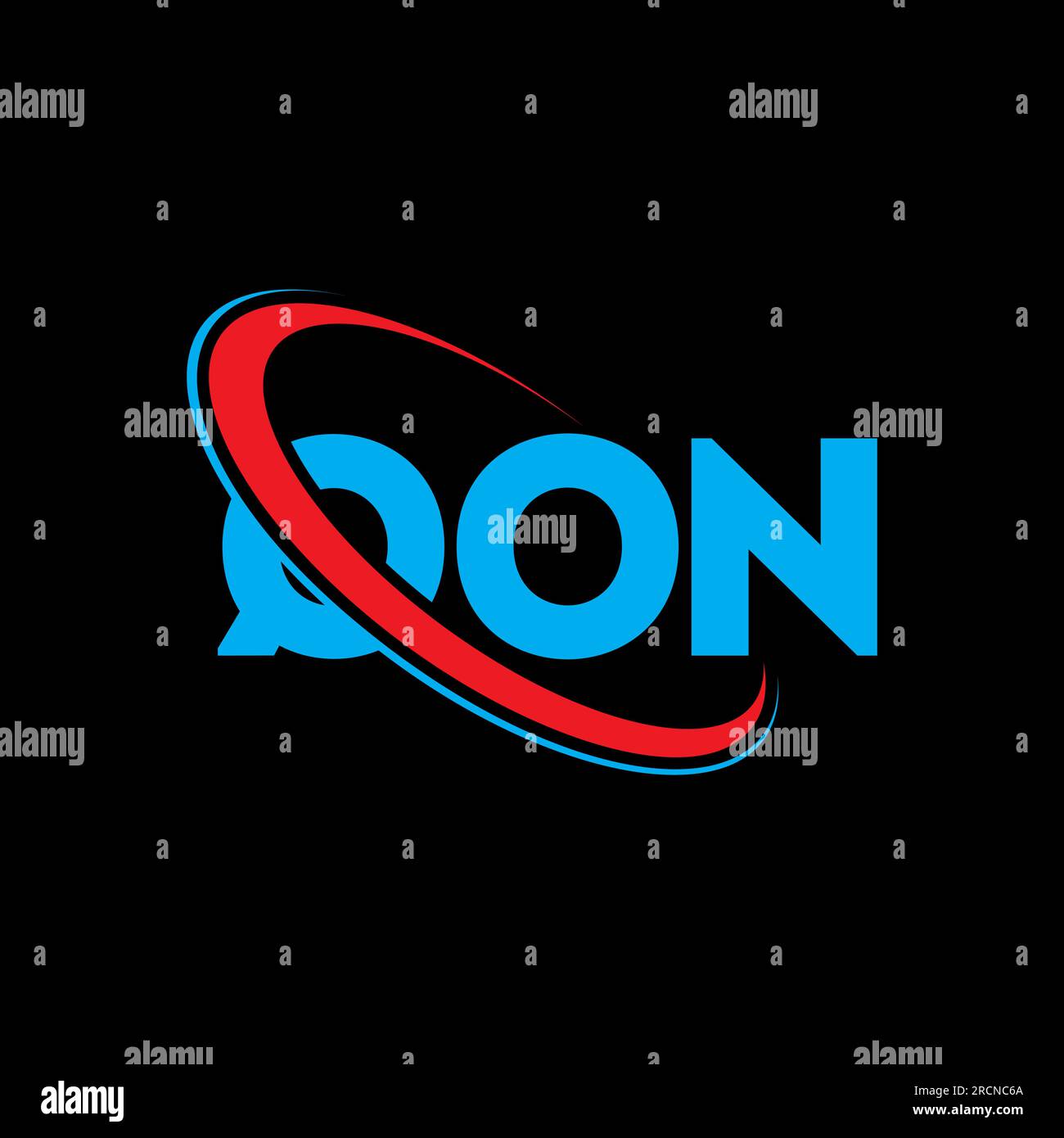 Qon logo design hi-res stock photography and images - Alamy