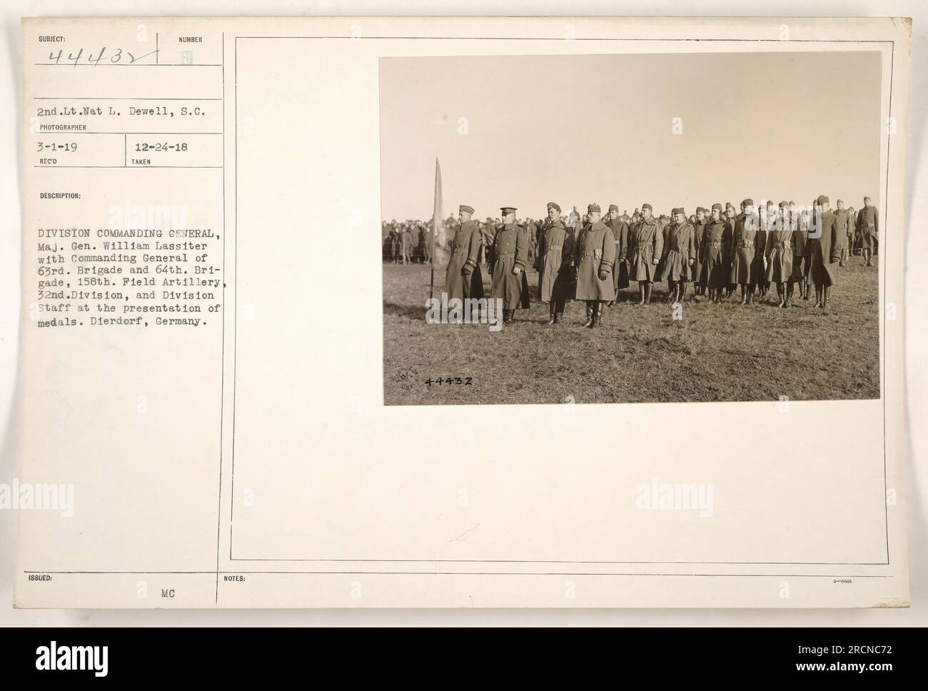This photograph captures 2nd Lt. Nat L. Dewell, a Signal Corps ...