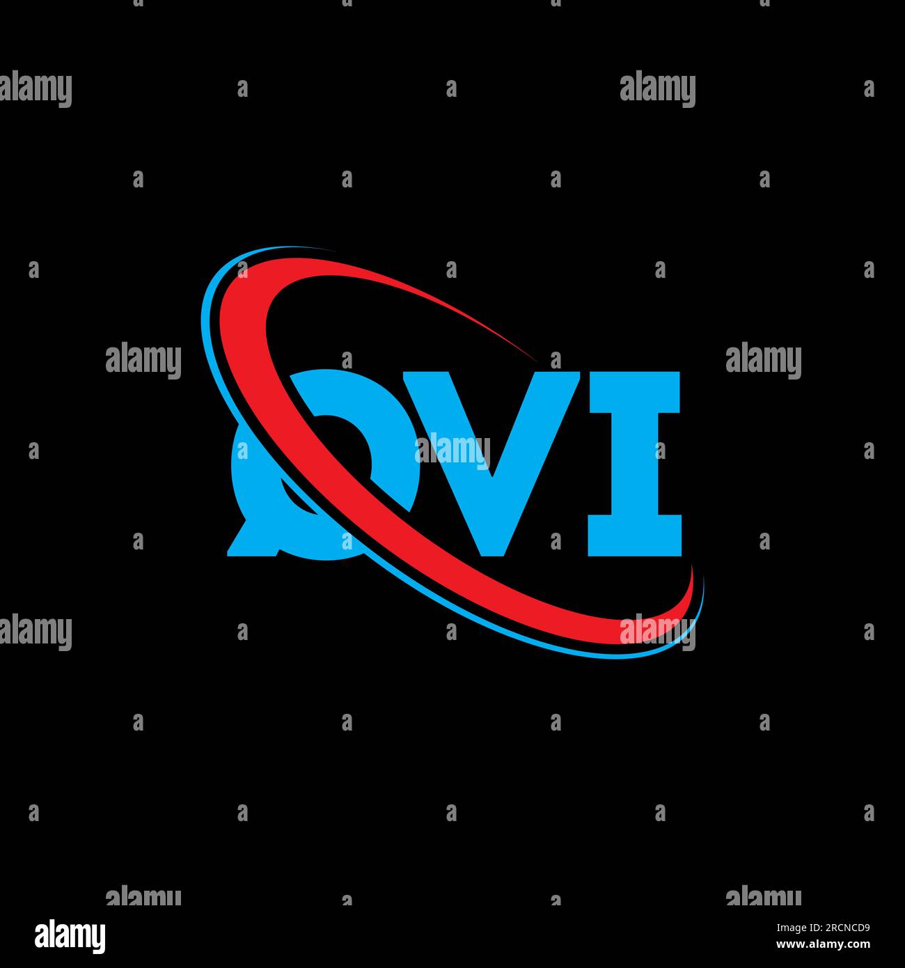 QVI logo. QVI letter. QVI letter logo design. Initials QVI logo linked ...