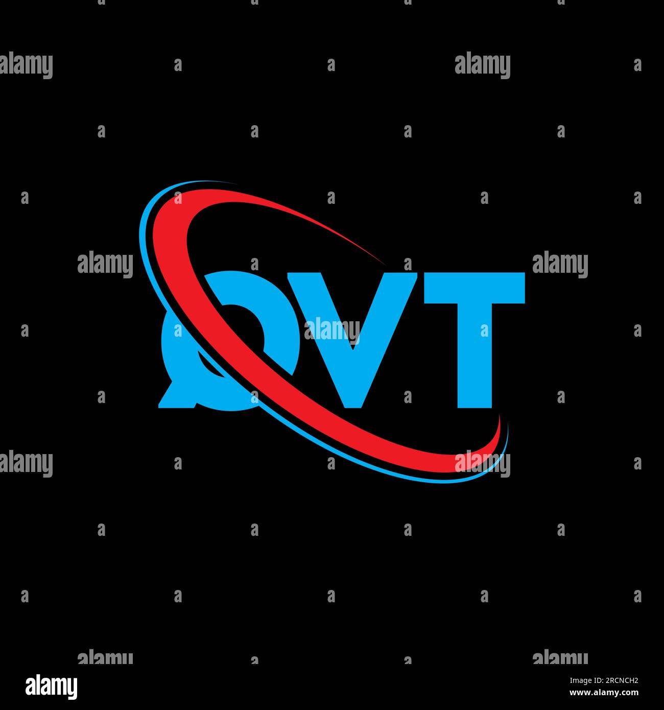 QVT logo. QVT letter. QVT letter logo design. Initials QVT logo linked ...