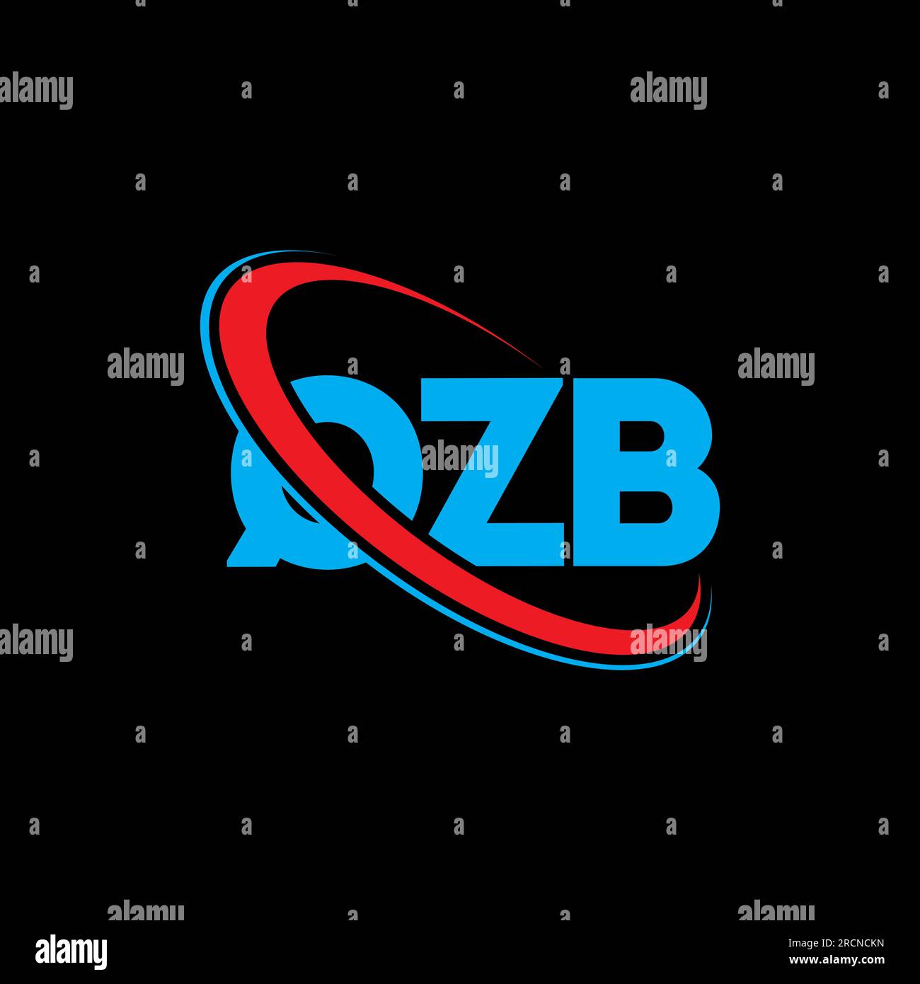 QZB logo. QZB letter. QZB letter logo design. Initials QZB logo linked with circle and uppercase ...