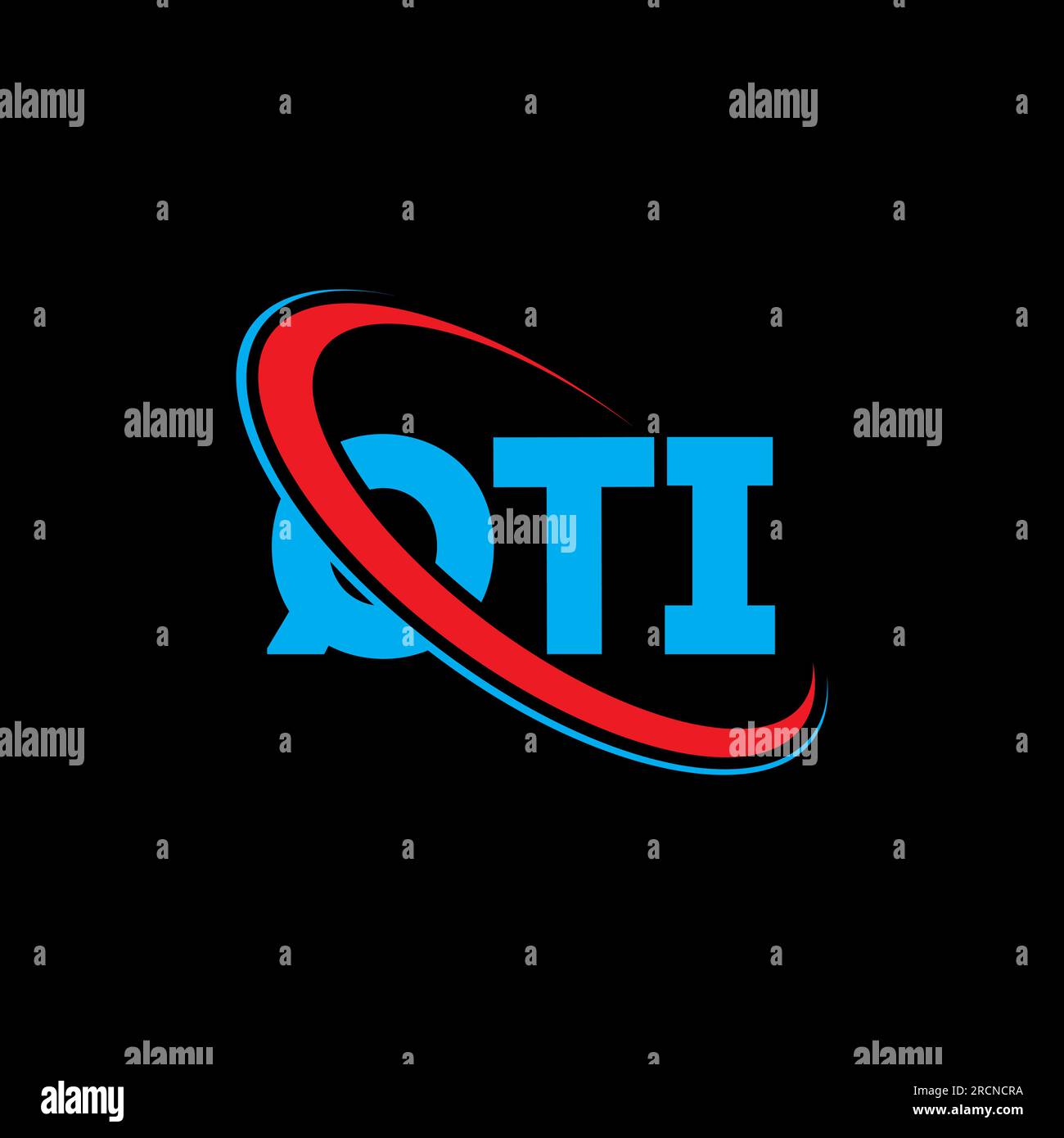 QTI logo. QTI letter. QTI letter logo design. Initials QTI logo linked ...