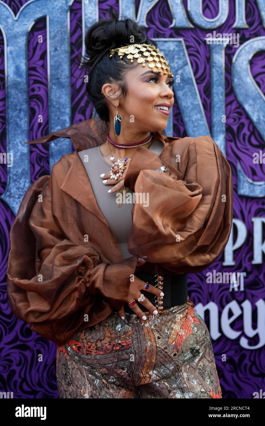 Brandi King arrives at the world premiere of Disney's "Haunted Mansion ...