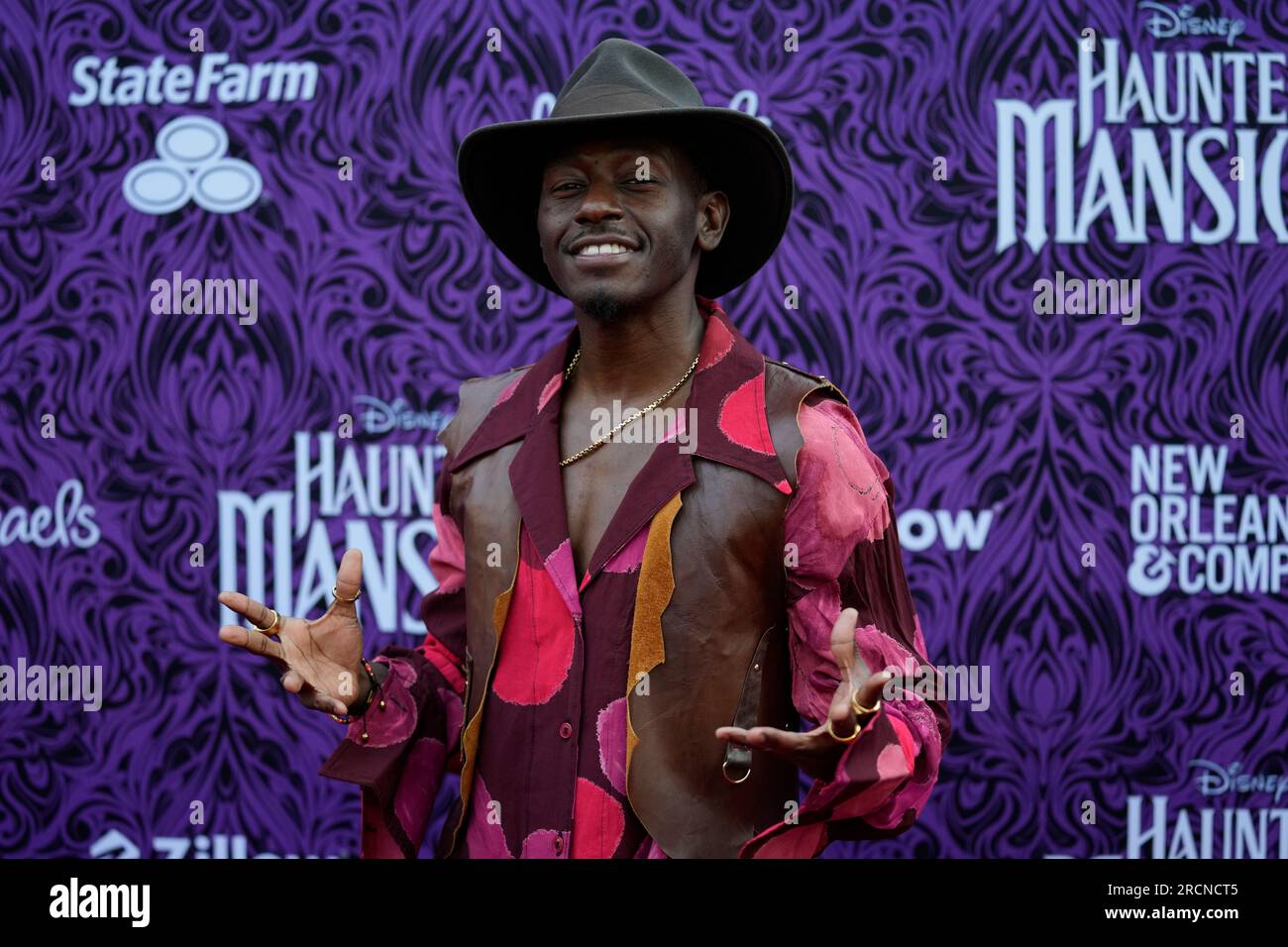 Wes Armstrong arrives at the world premiere of Disney's "Haunted ...