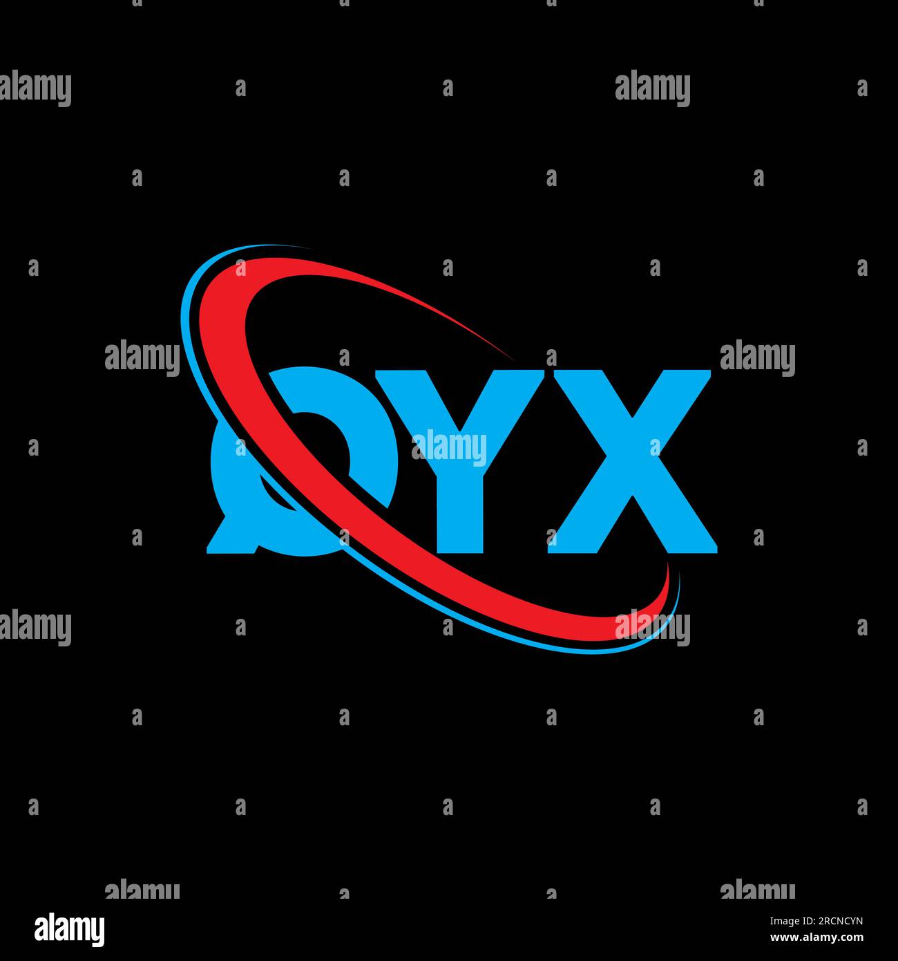 QYX logo. QYX letter. QYX letter logo design. Initials QYX logo linked ...
